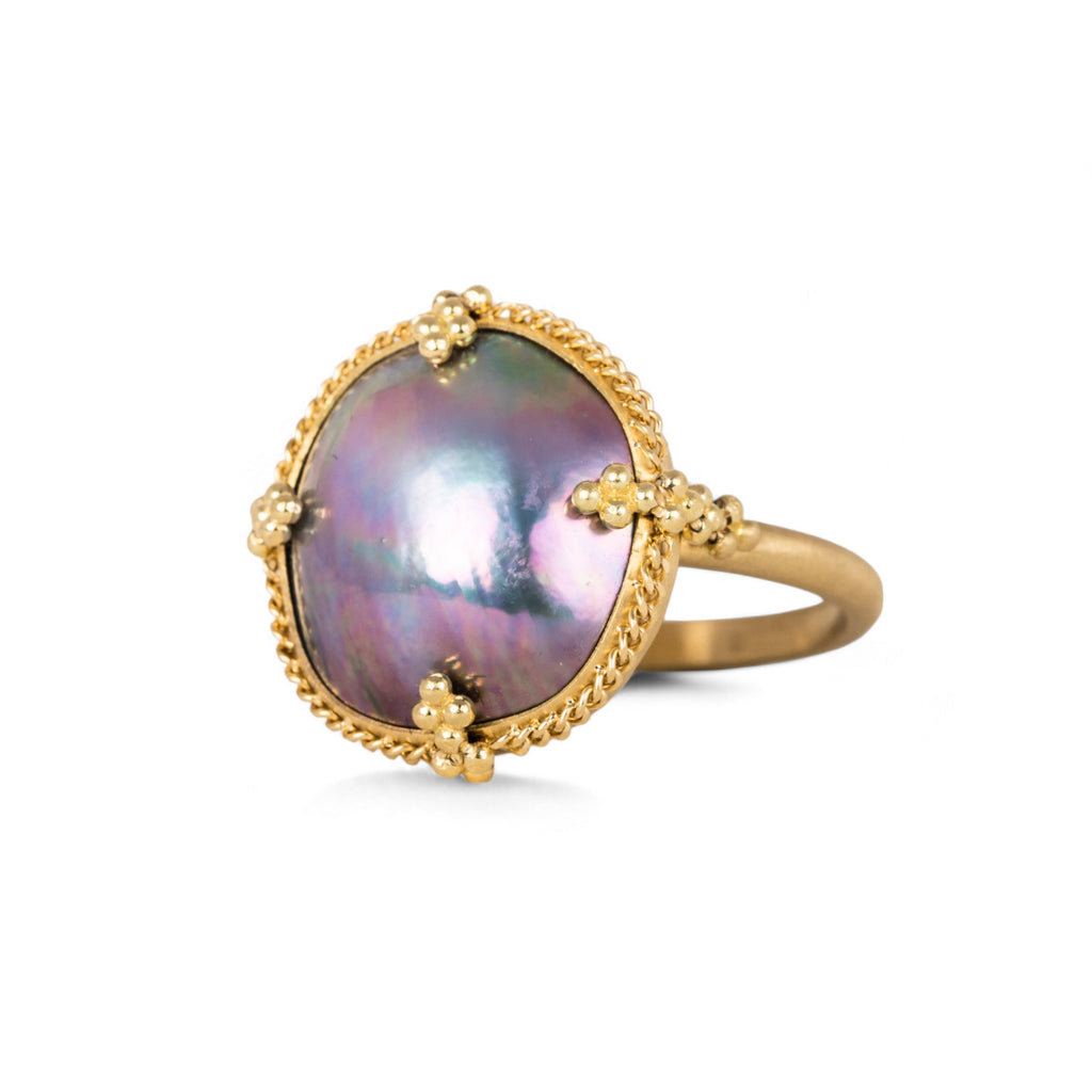Mabe Pearl Ring – Amáli Jewelry
